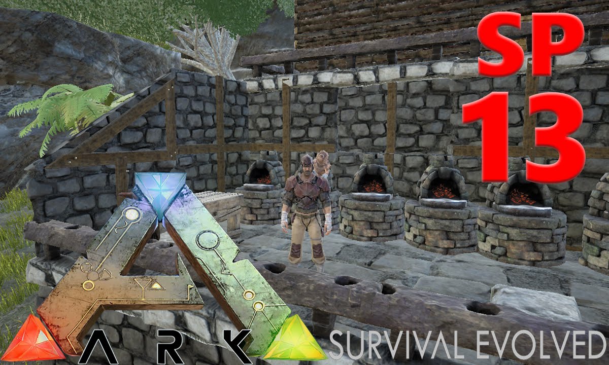 ARK : Survival evolved SP : #13 SÄKRAR UPP BASEN (svenska) - YouTube
