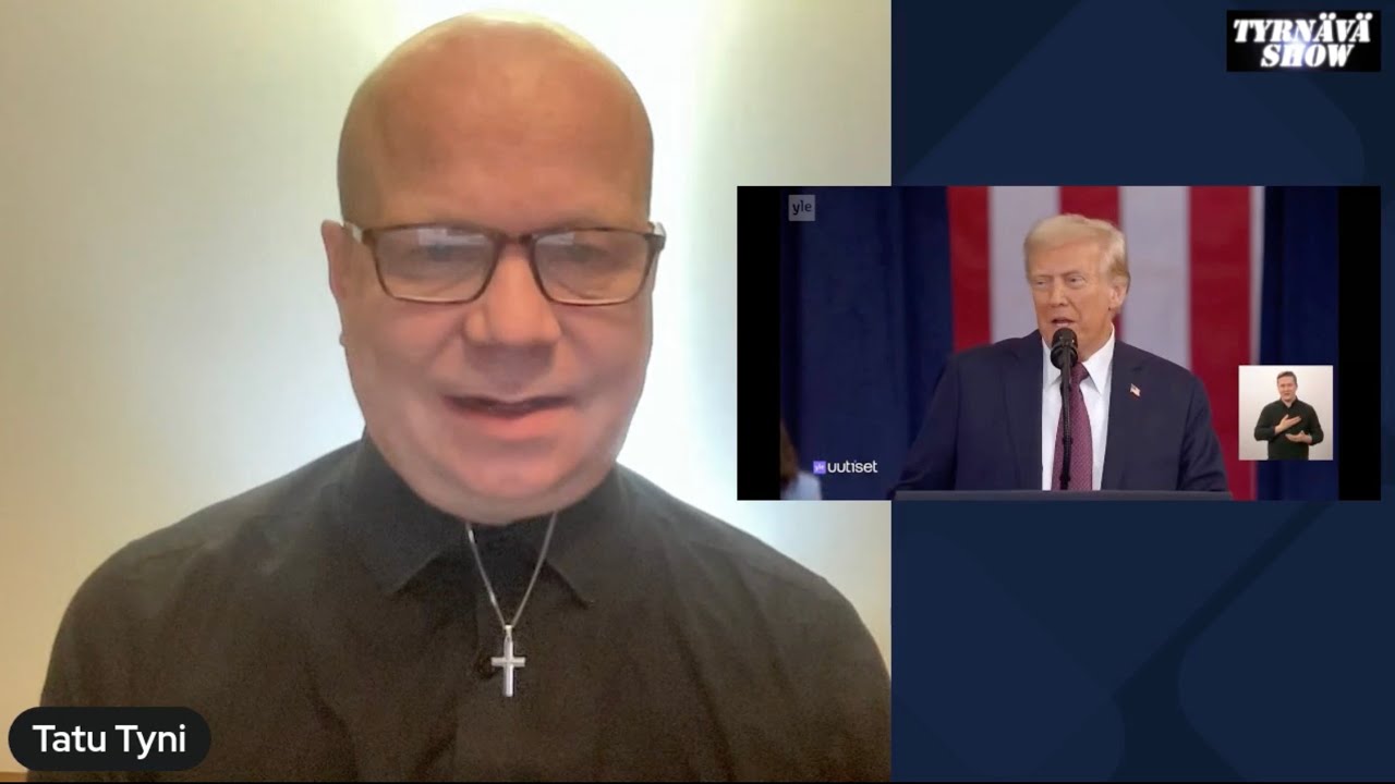 Donald Trumpin virkaanastujaispuhe ja Tatu Tynin kommentit - YouTube
