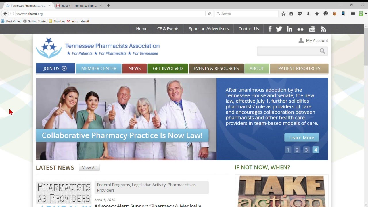 Logging In to the TPA Website - YouTube