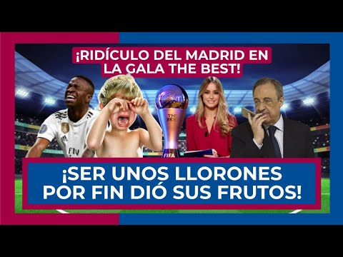 😭🚨 ¡PREMIO THE BEST AL JUGADOR Y CLUB MÁS LLORÓN! 😭 LA GALA LA PRESENTÓ ...