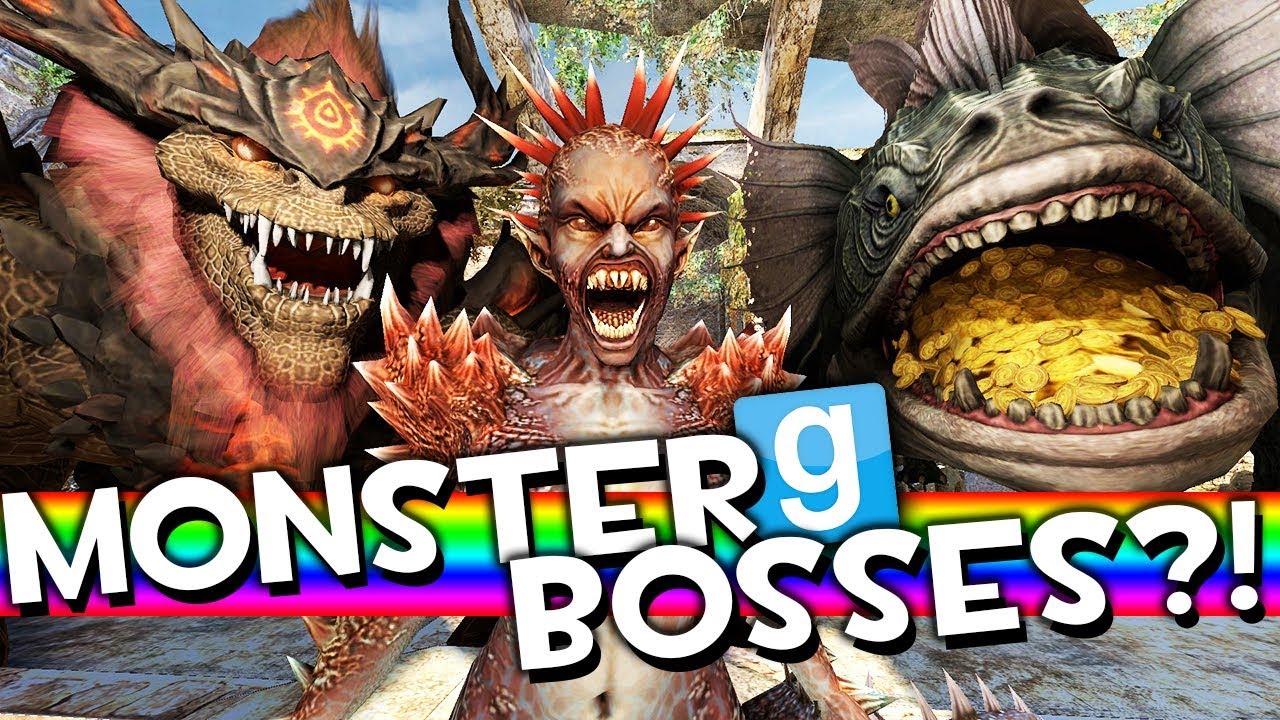 GIGANTIC MONSTER BOSSES!! | Gmod Sandbox Fun (Vindictus EPIC Boss ...
