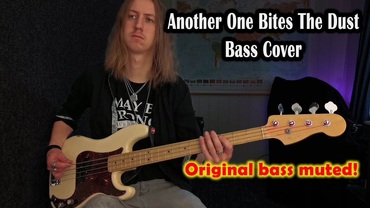 Another One Bites The Dust [Bass Cover] Queen - YouTube