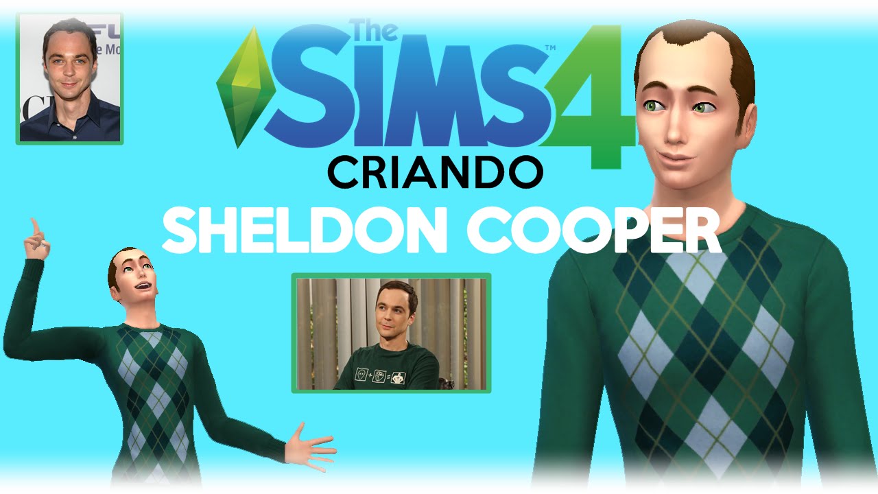 The Sims 4 Create A Sim - Sheldon Cooper - YouTube
