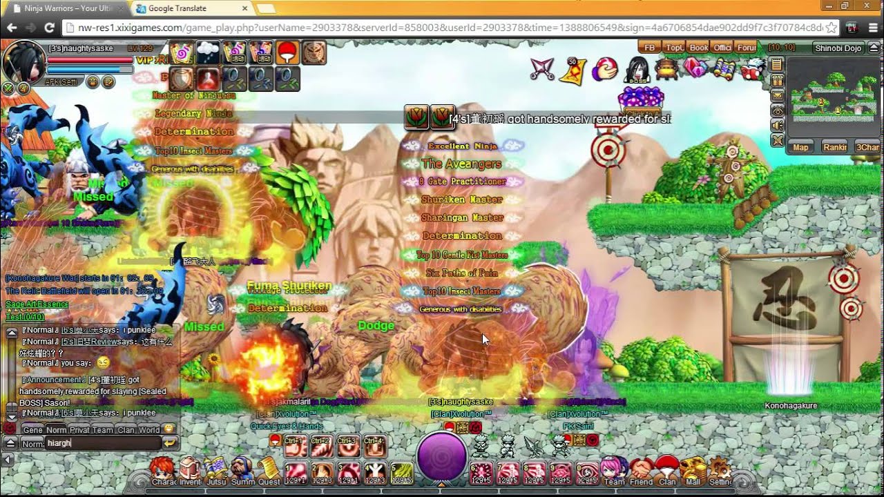 Xixigames Ninja Warriors:Shinobi Dojo battle #2 - YouTube