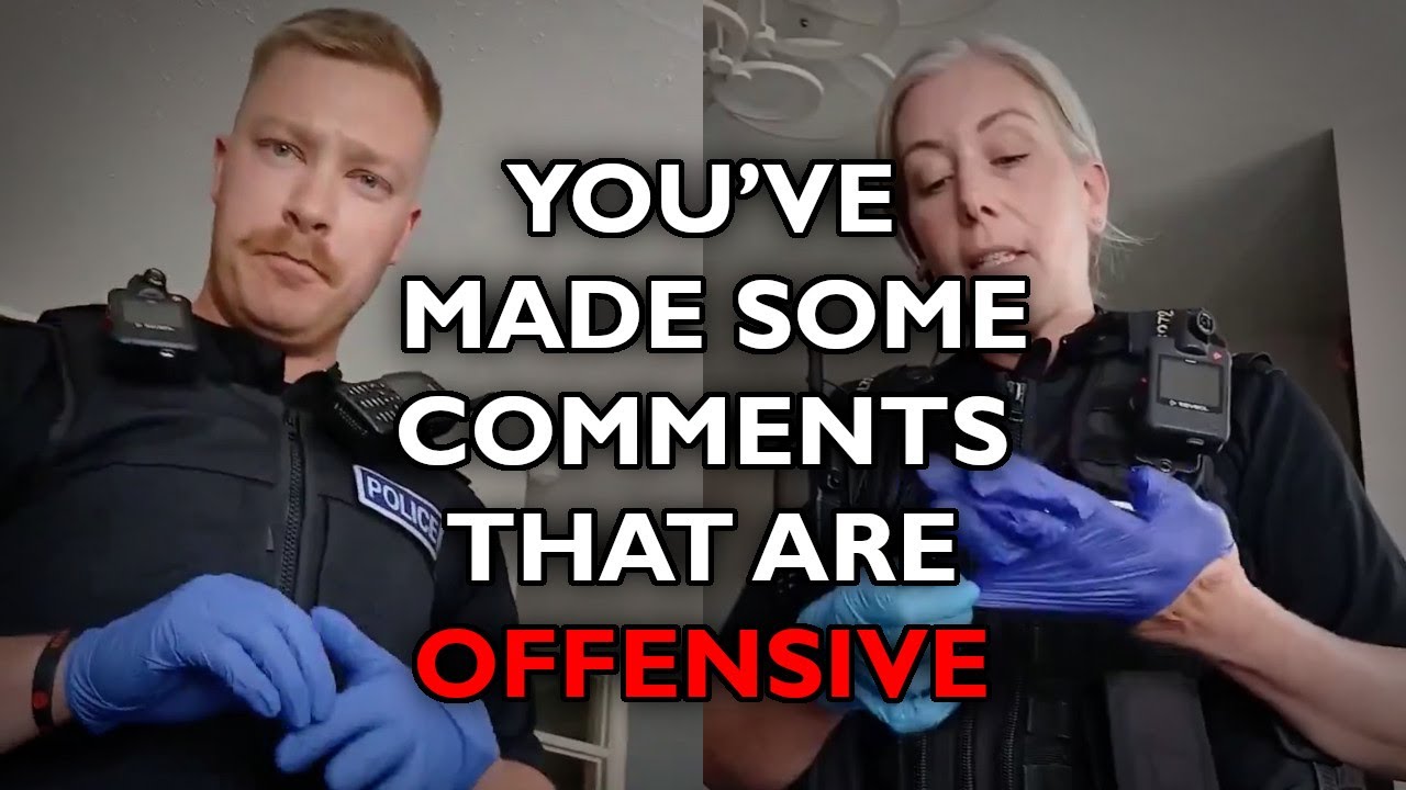 Elderly Man Gets Arrested for Posting Offensive Comments - YouTube