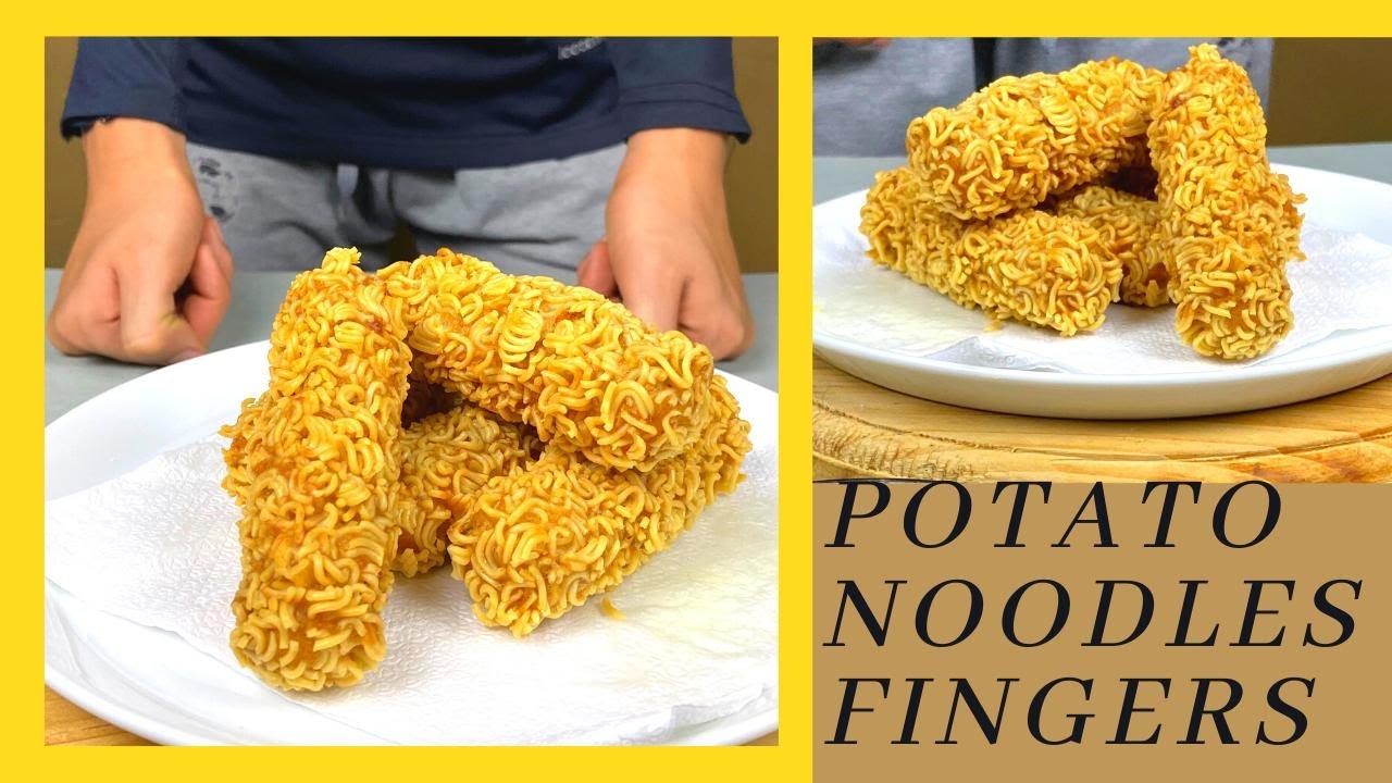 Potato Noodles Finger | Potato Noodles Strip | Cook With Bah - YouTube
