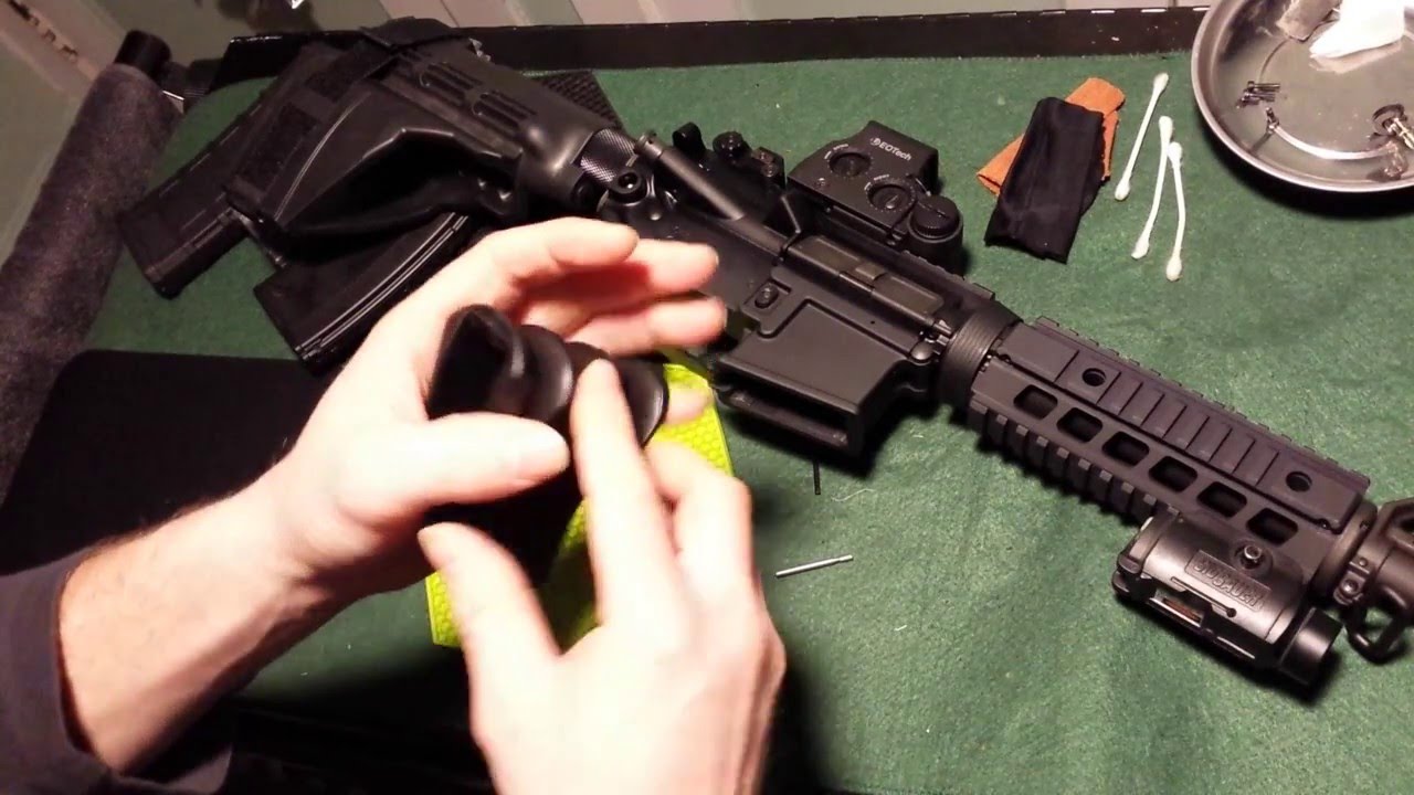 Sig PM400 Magwell Grip Install - AR pistol - YouTube