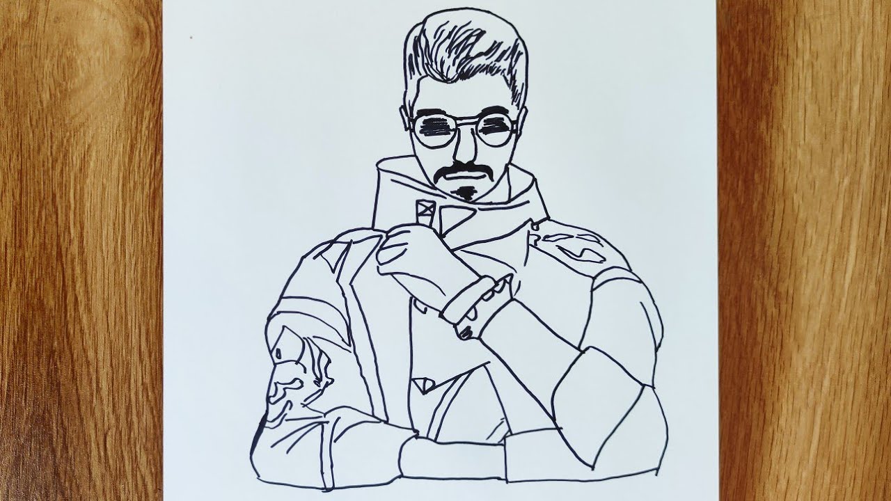 How to Draw DJ Alok step by step | Free Fire DJ Alok Drawing | Sketches ...