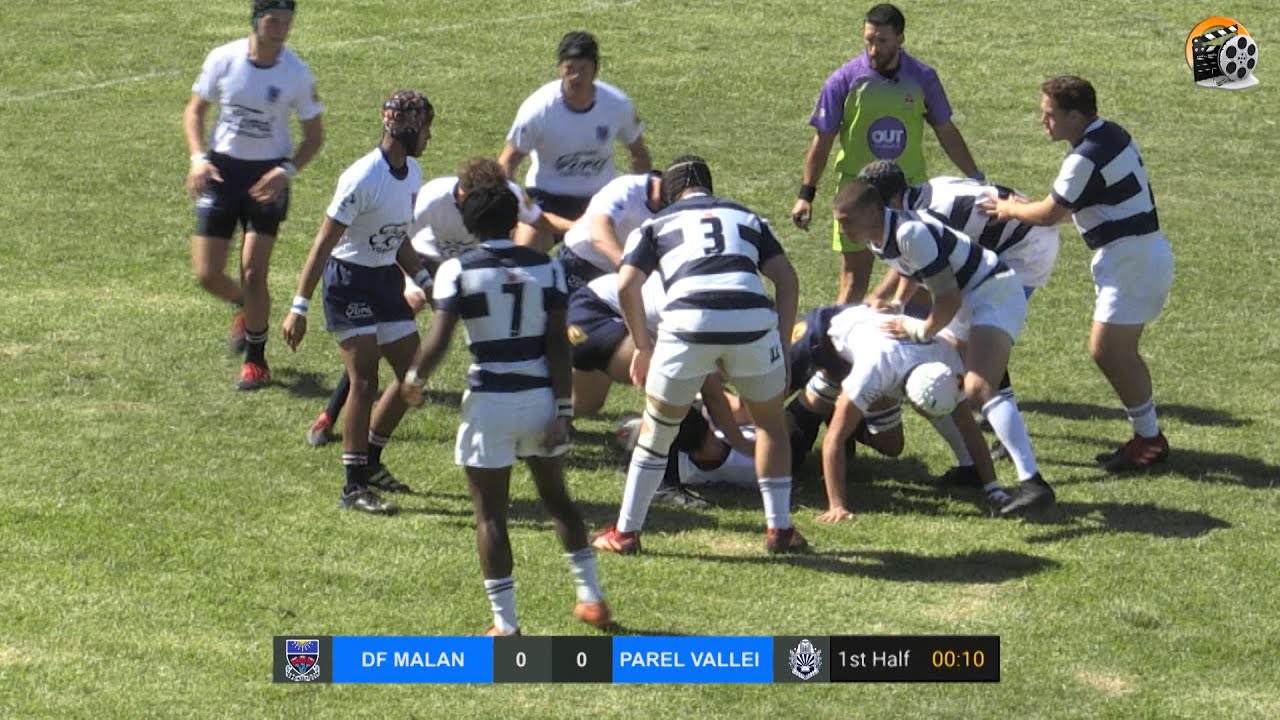 1st XV Rugby - DF Malan vs Parel Vallei - YouTube
