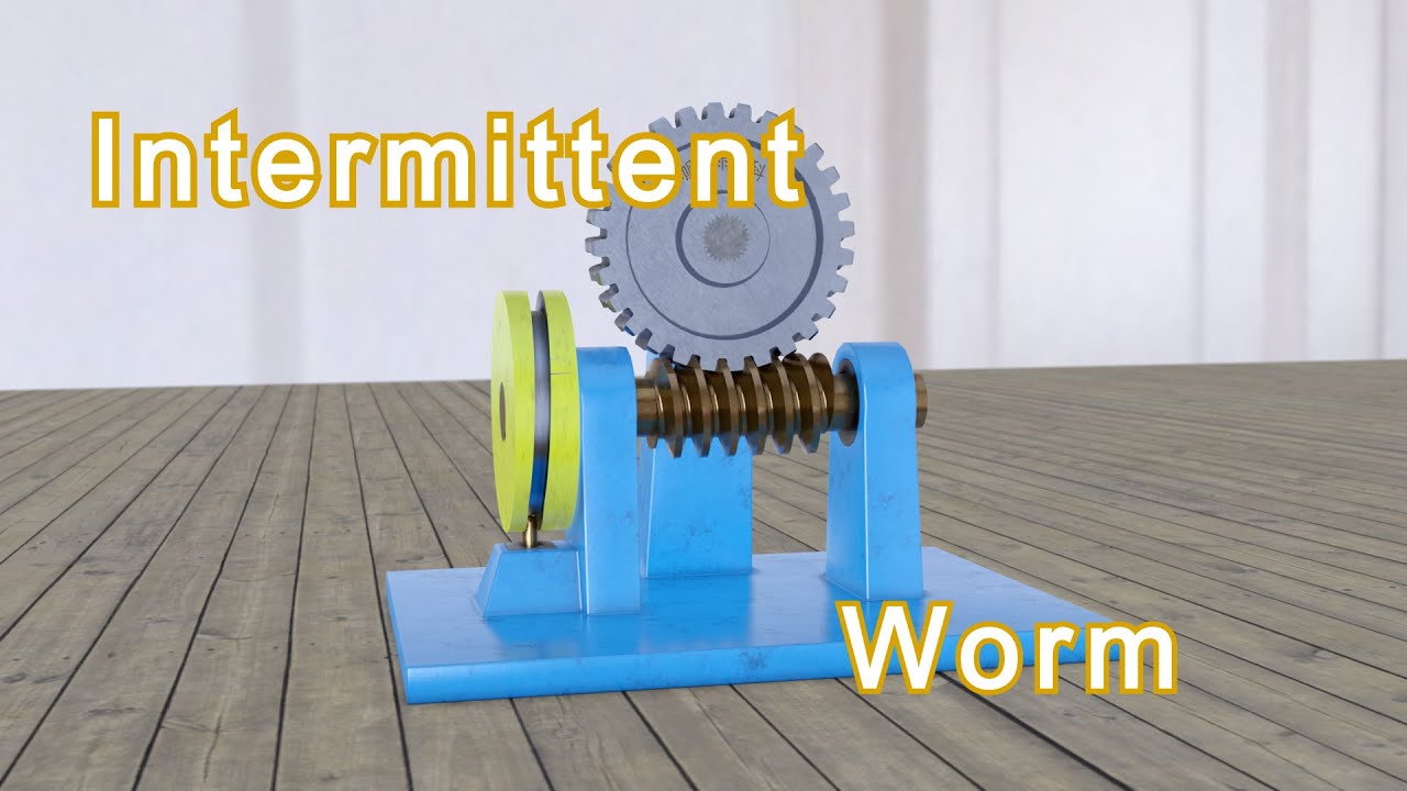 Mechanism | Intermittent Worm - YouTube