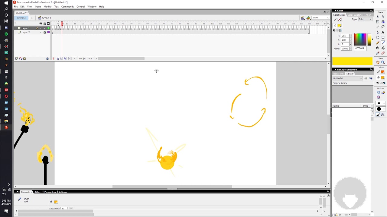 Basic Fire Animation Tutorial - YouTube