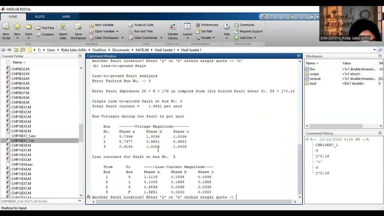 Final Test Analisa Sistem Tenaga Listrik Menggunakan Software Matlab ...