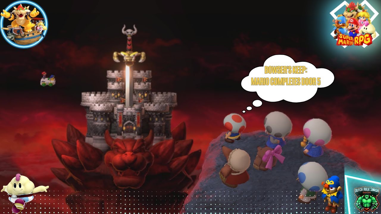 Bowser's Keep: Mario completes Door 5 in Super Mario RPG Remake. - YouTube