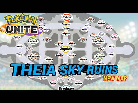 New Map of Pokemon unite|| Theia Sky Ruins New Journey of Pokemon unite ...