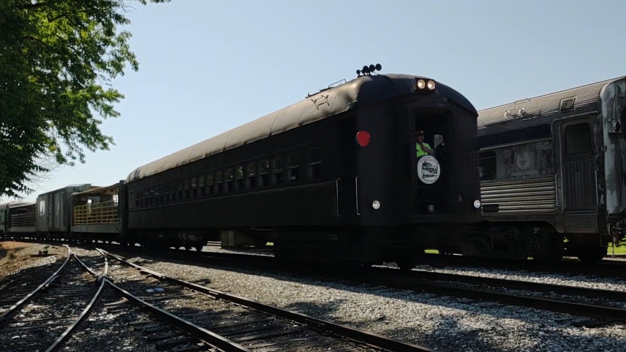Buckingham Branch Railroad Spring Passenger Excursion arriving in ...