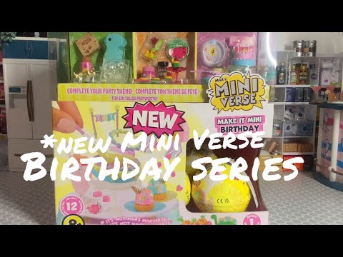 **Unboxing NEW Mini Verse Birthday series! 🎉🥳 - YouTube