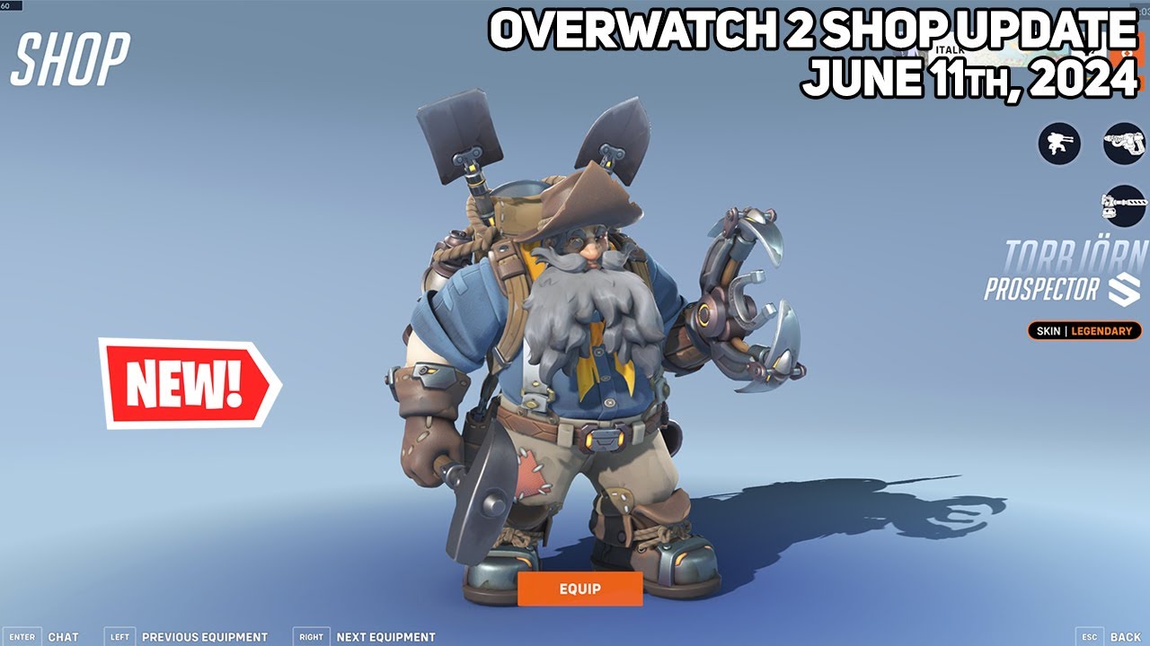 *NEW* TORBJORN SKIN & LAST SHOP OF SEASON 10! Overwatch 2 Shop Update ...