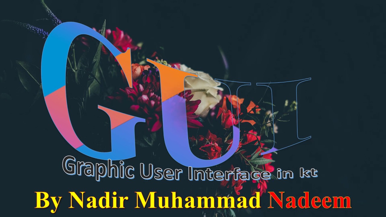 Kotlin Graphic User Interface GUI - YouTube