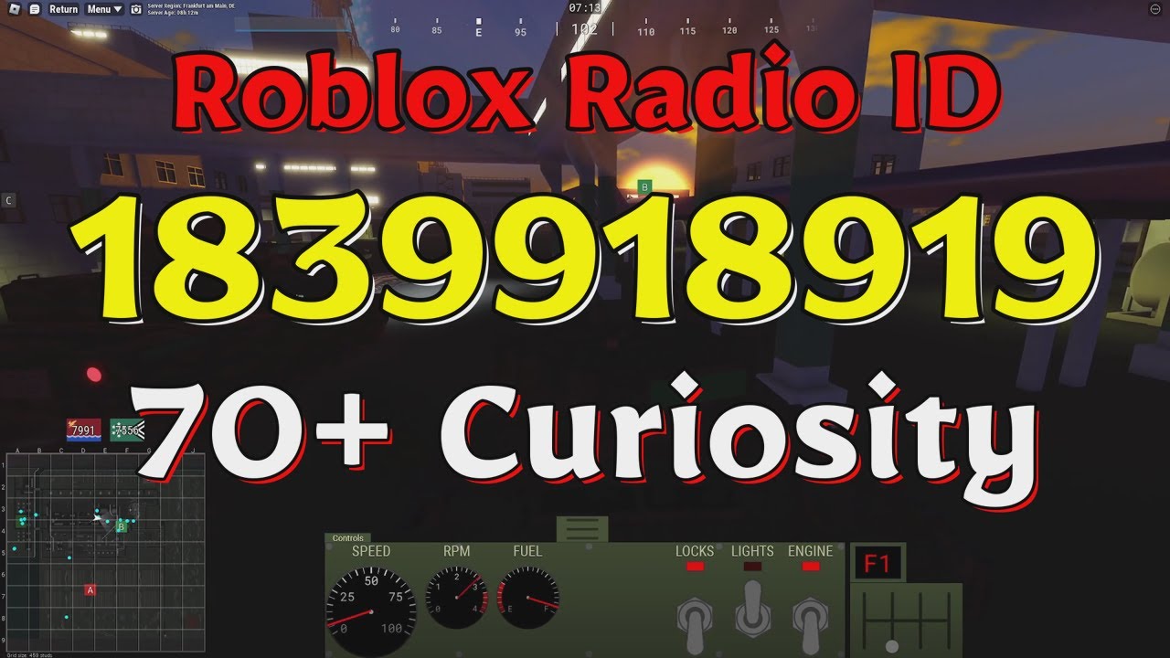 Curiosity Roblox Radio Codes/IDs - YouTube