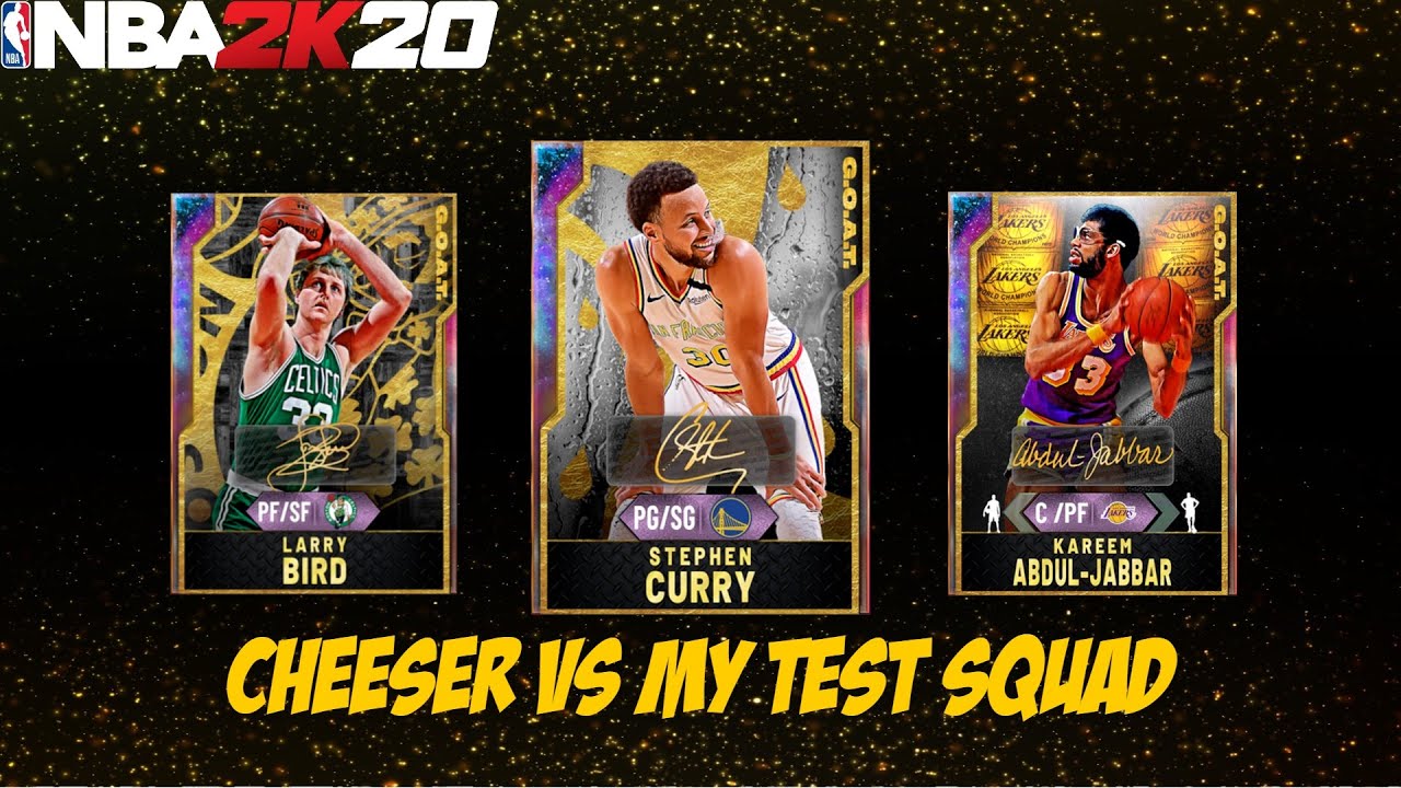 CHEESER GETS MAD VS MY TEST TEAM! NBA 2K20 MYTEAM - YouTube