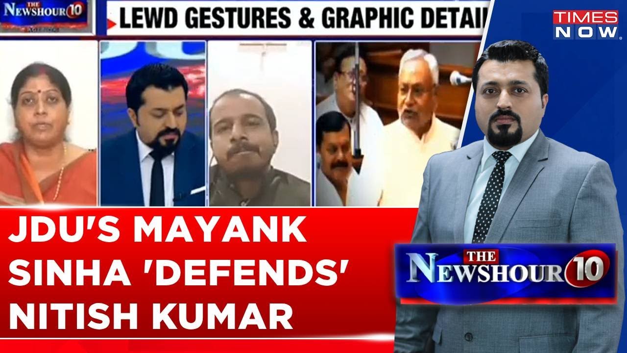 Jdu S Mayank Sinha Defends Nitish Kumar Over His Sexist And Bizarre Remark On Women And Sex