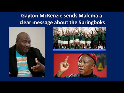 Gayton McKenzie defends Springboks, gives Julius Malema the boot | Sam ...