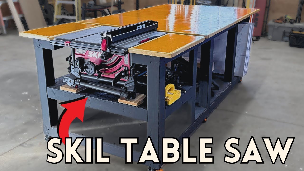 DIY Table Saw Workbench | The Last Assembly Table You Will Ever Need To ...