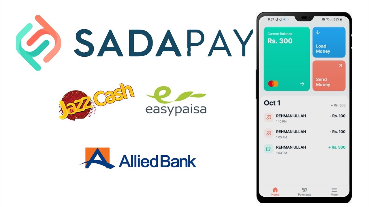 Sadapay to easypaisa || sadapay to jazz cash || sadapay to Allied Bank ...