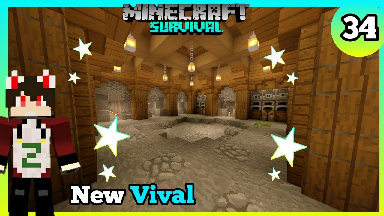 Minecraft Strip Mining Design - Minecraft Survival Indonesia #34 - YouTube