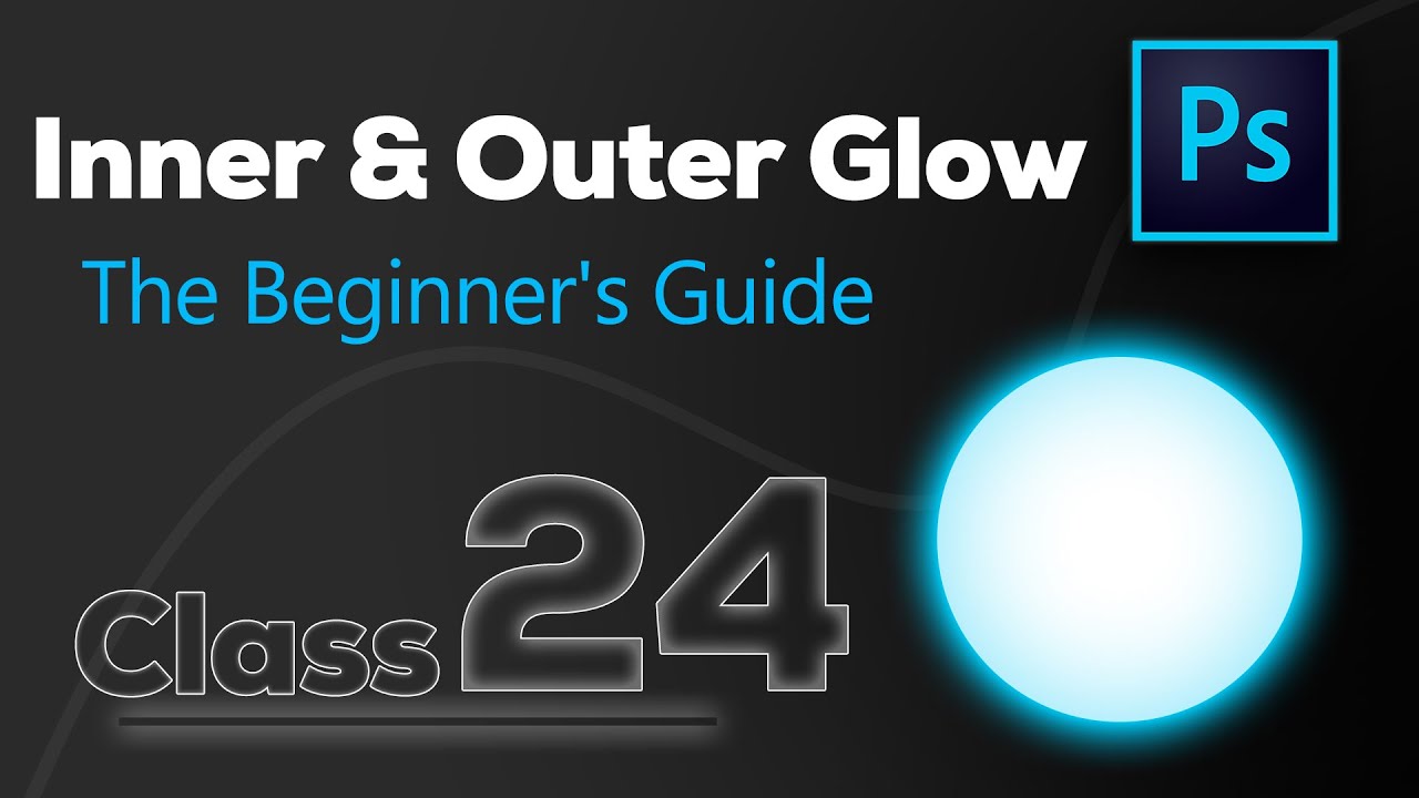 Inner and Outer Glow in Photoshop | Beginners Guide - YouTube