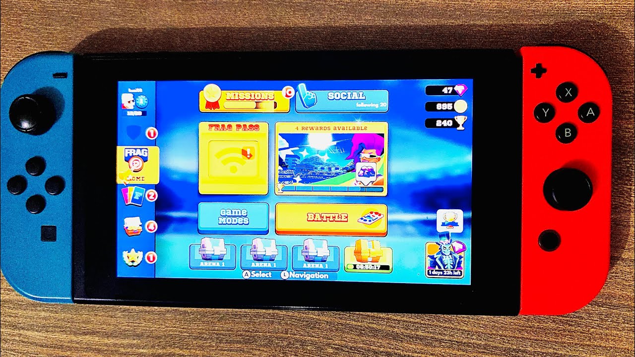 Frag Pro Shooter Nintendo switch gameplay pov - YouTube