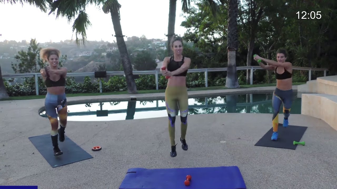 15 Minute Full Body Dumbbell Workout // Abs Arms Legs Exercises - YouTube