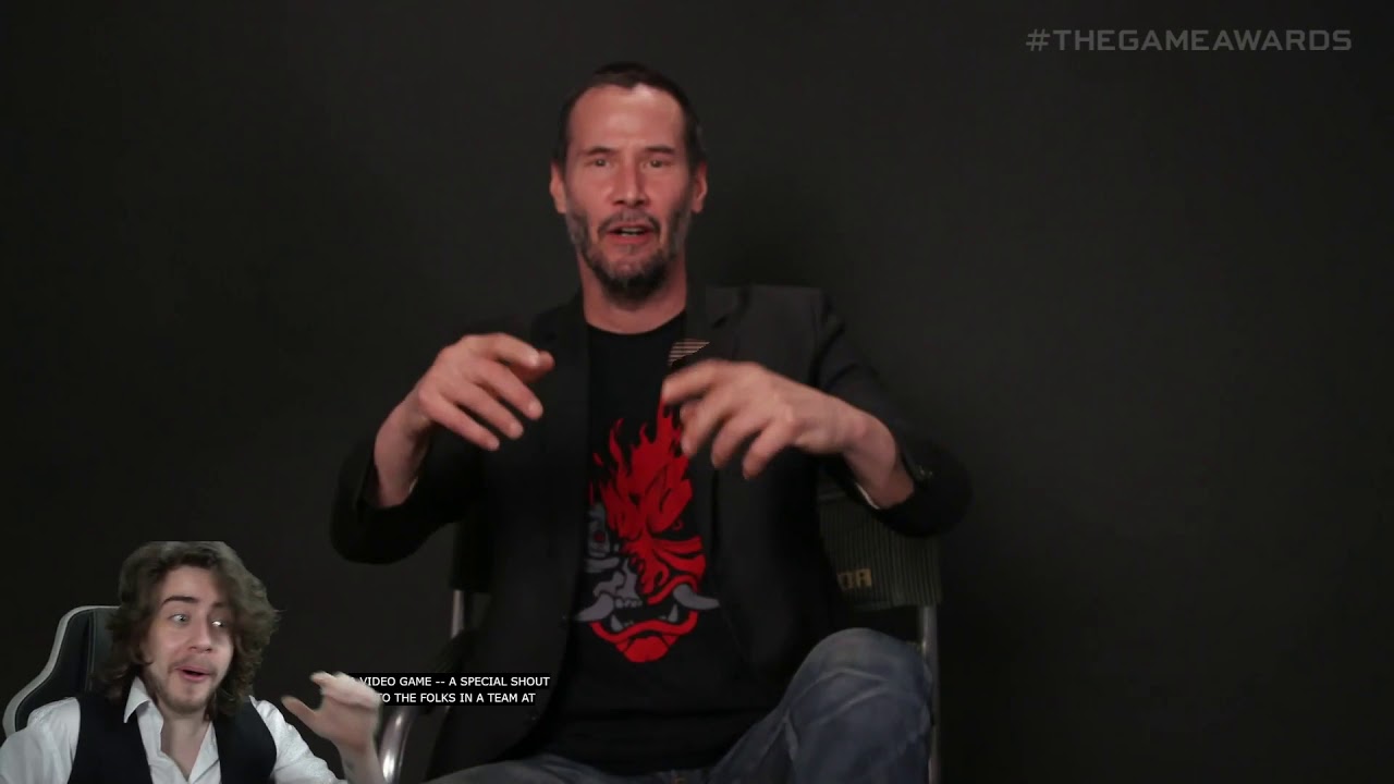 Keanu Reeves mandando thank you kkkkkj - YouTube