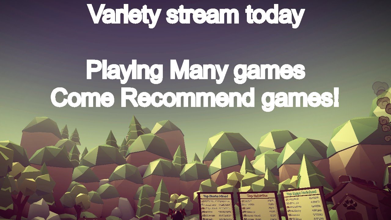 Variety stream with viewers!! (live) - YouTube