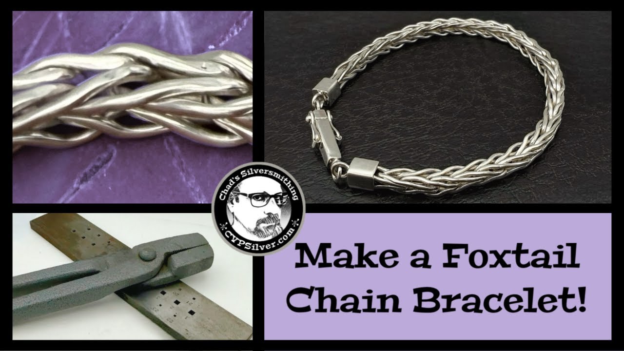 How to Make a Foxtail Bracelet: A Silversmithing Tutorial - YouTube