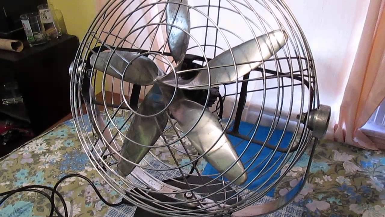 1940s 16 inch Roto Beam vintage electric fan - YouTube