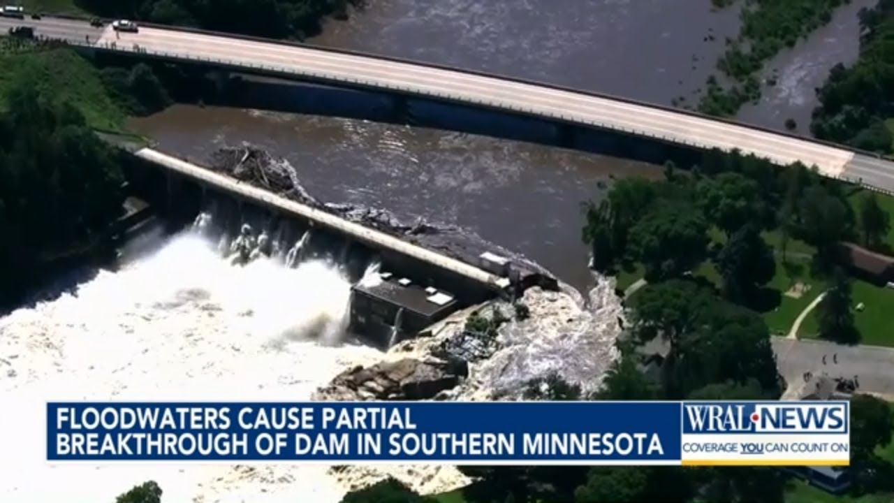 Midwest Flooding: Partial Breakthrough for Rapidan Dam; Collapsed ...