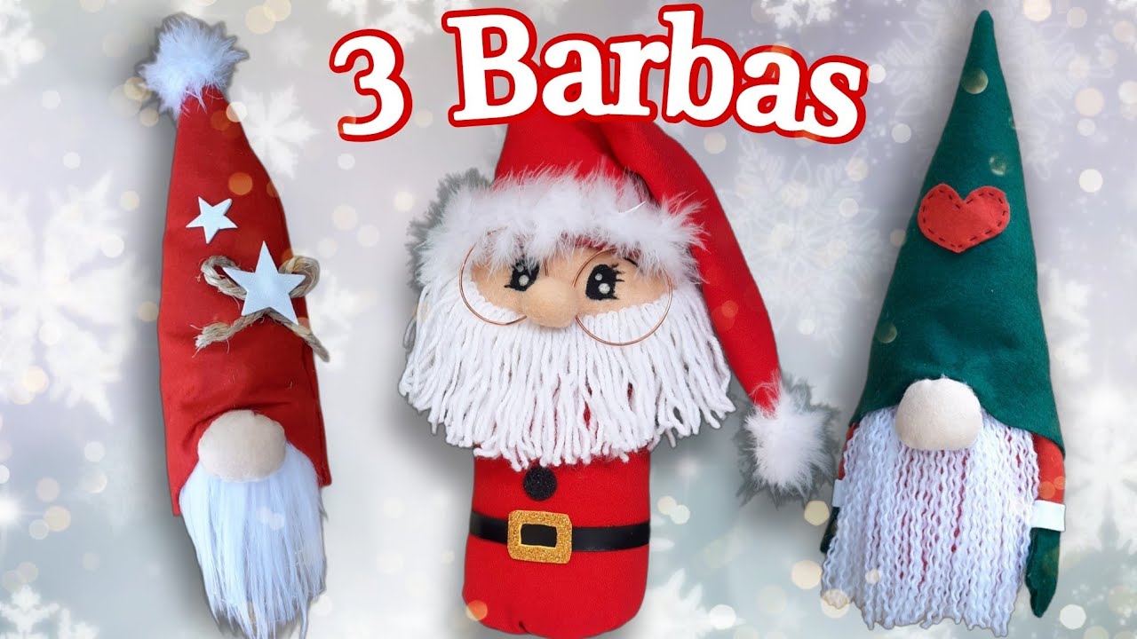 3 Maneras de Como Hacer BARBAS con ESTAMBRE | Marialis - YouTube