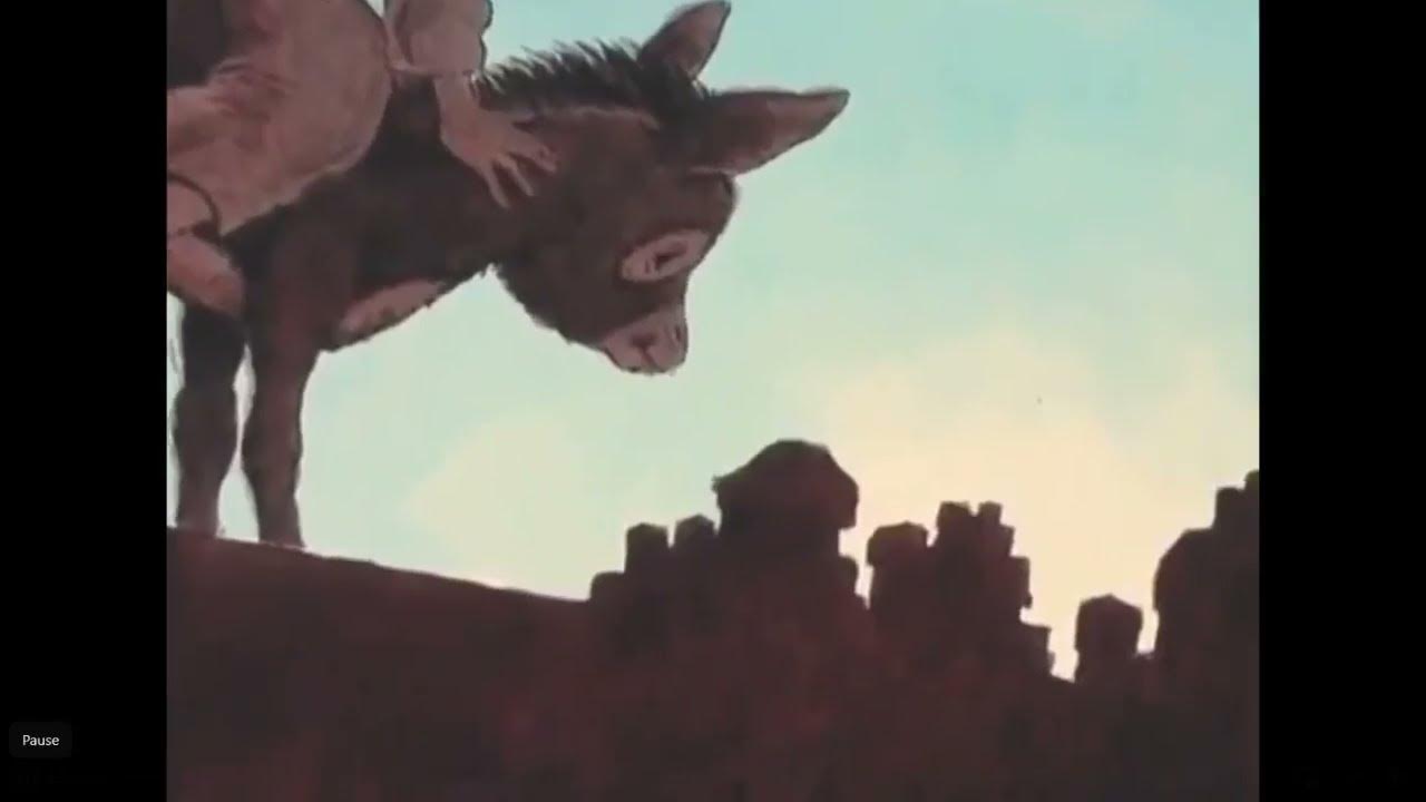 The Donkey No One Could Ride. Bible story of Christ's triumphant entry ...