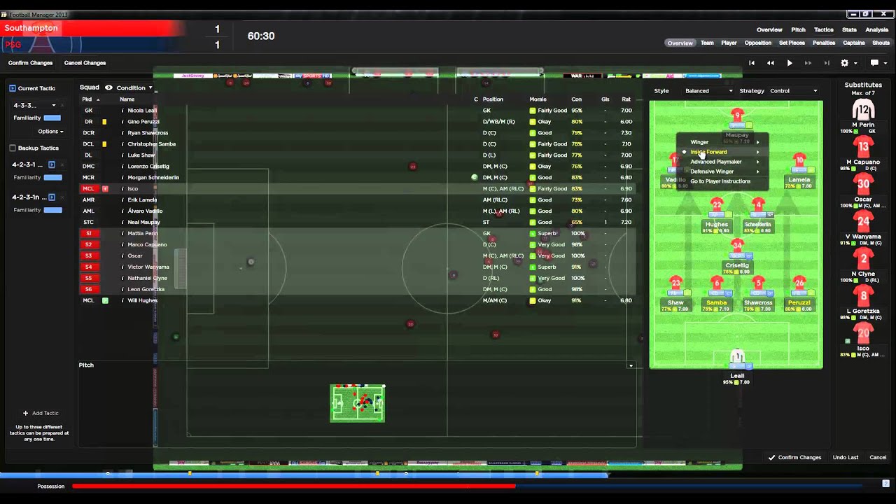 FM13 - The Saints Project - Ep. 24 - LŠ, 1/2, 1st leg- Southampton ...