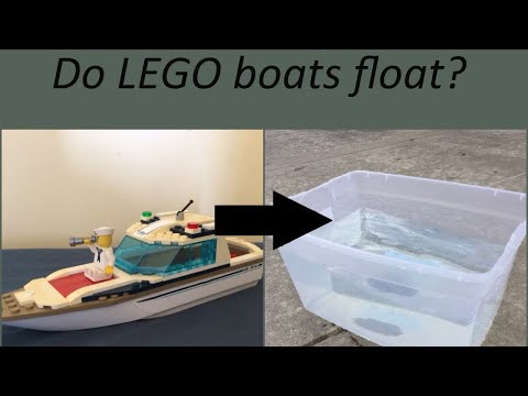 Do LEGO boats float? And if so.. - YouTube