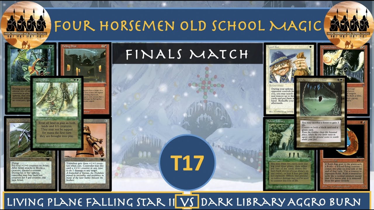 **FOUR HORSEMEN** Old School MTG Action Continues! Grand Finals. - YouTube