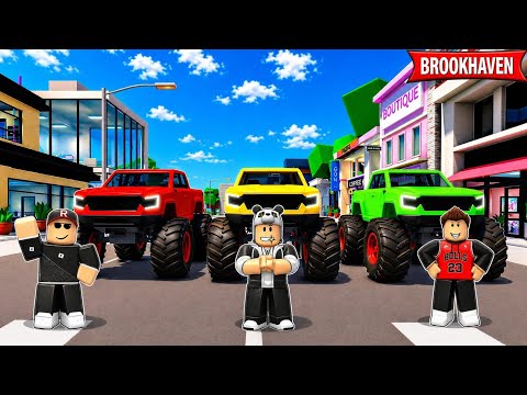EN GÜÇLÜ Canavar Araba Takımını Kurduk! - Roblox Brookhaven