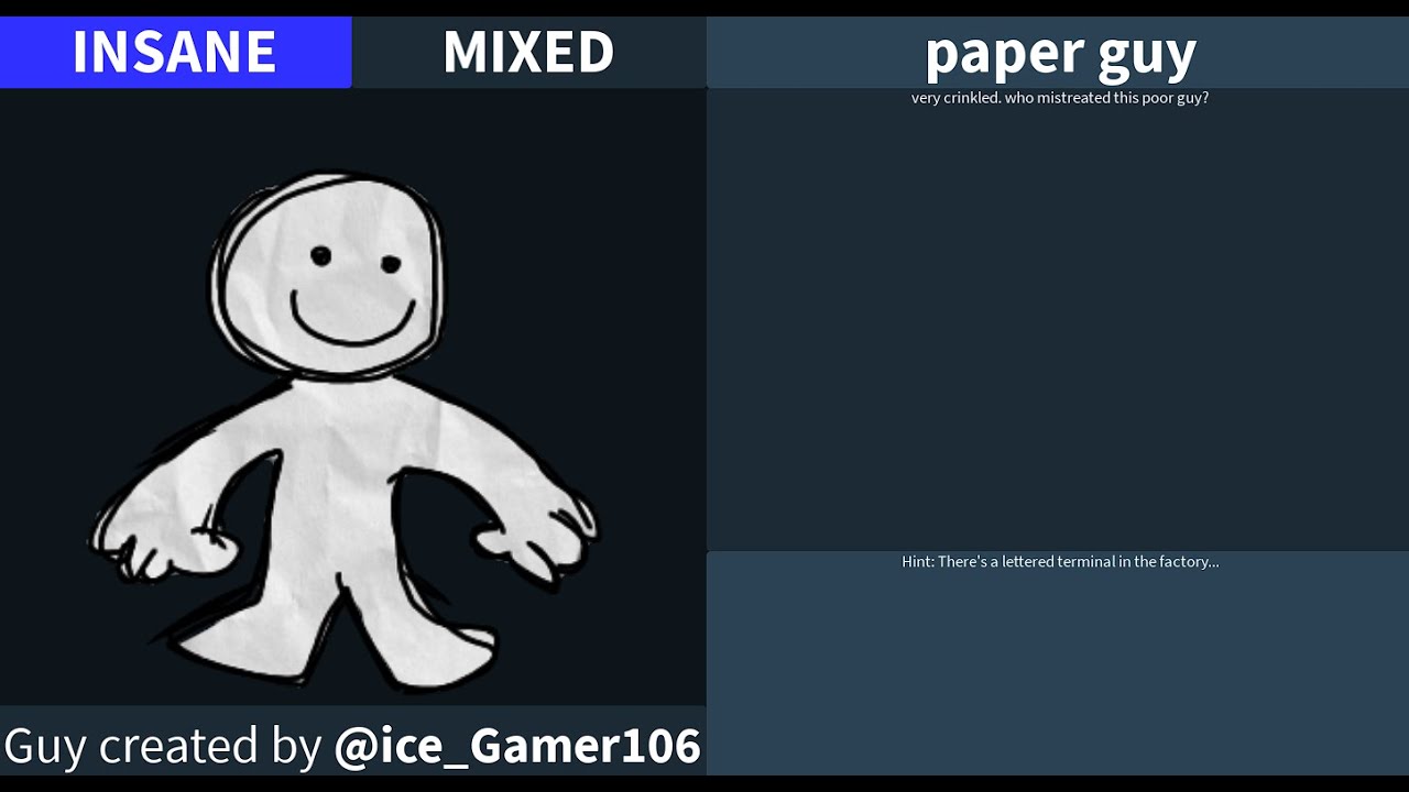 How To Get Paper Guy FTLG YouTube How To Get Paper Guy FTLG YouTube