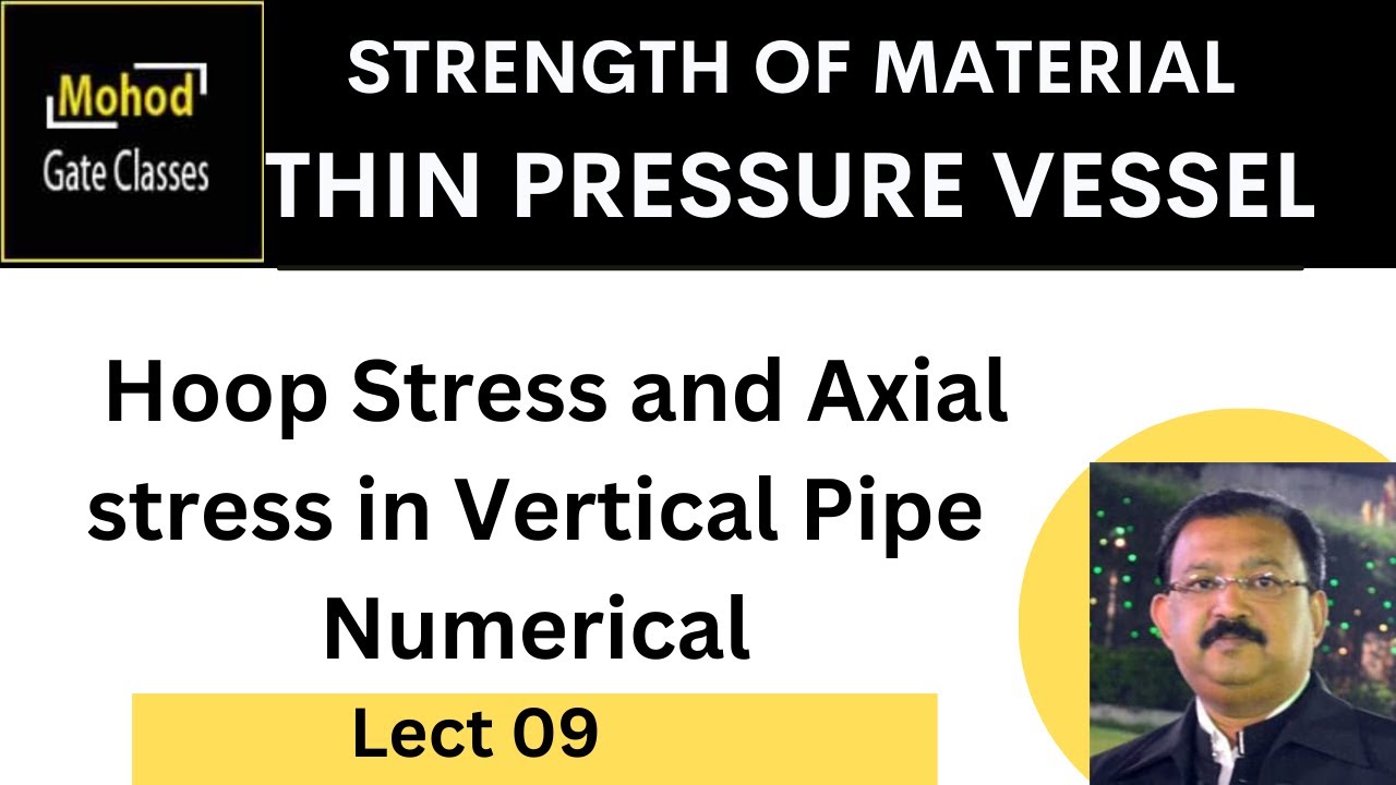 Thin Pressure vessel 09 | Hoop Stress | and |Axial stress |in Vertical ...