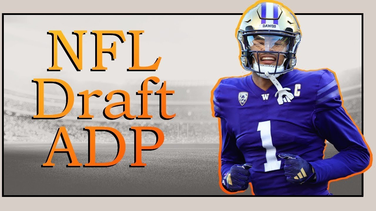 🏈 2024 NFL Draft ADP #fantasyfootball - YouTube