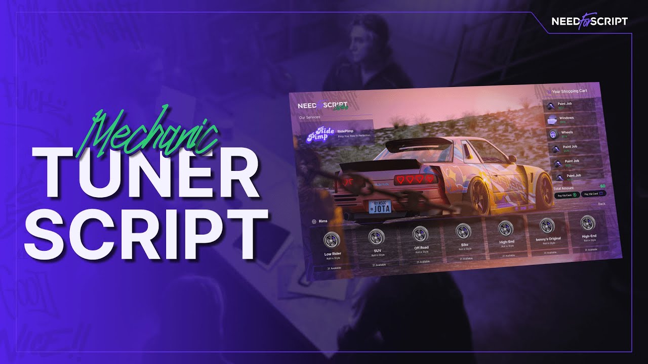 NeedForScript Customs Showcase | Ultimate FiveM Tuner Shop - YouTube
