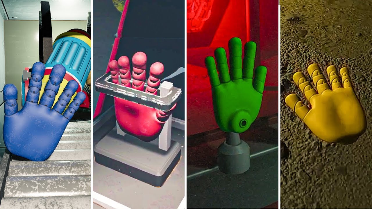 🔴Every poppy playtime hand 🖐️ 🤚 chapter 1 chapter 2 chapter 3 #real # ...