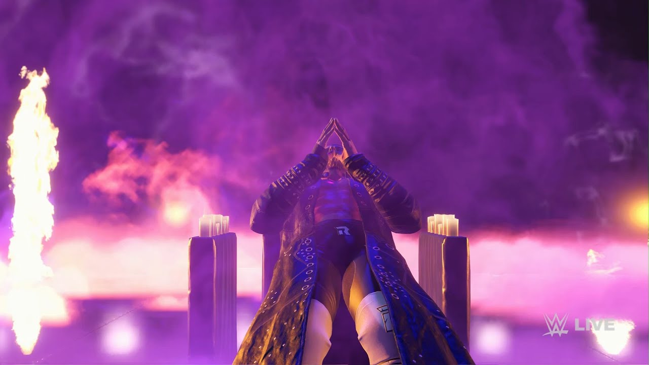 WWE 2K23 Edge Heel Entrance Custom Pyro - YouTube