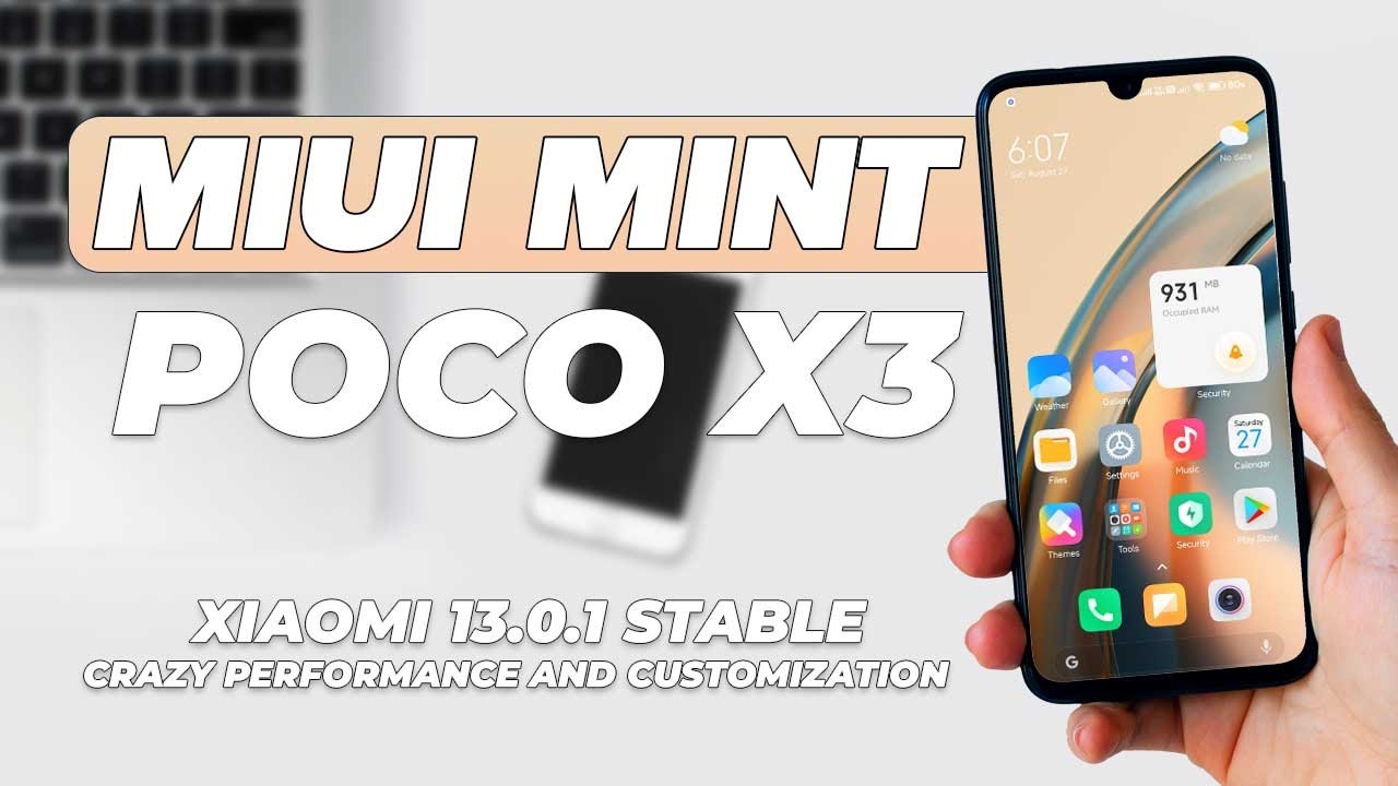 MIUI MINT 13.0.1 STABLE For POCO X3 | Android 12 | Crazy Performance ...